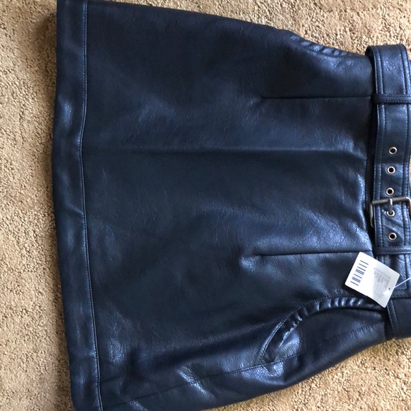 Urban Outfitters | Skirts | Urban Outfitters Belted Vegan Leather Mini Skirt | Poshmark